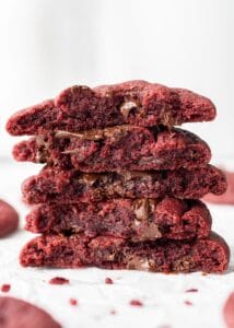 Vegan Red Velvet Cookies - Cookie Dough Diaries
