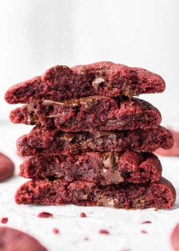 Vegan Red Velvet Cookies - Cookie Dough Diaries