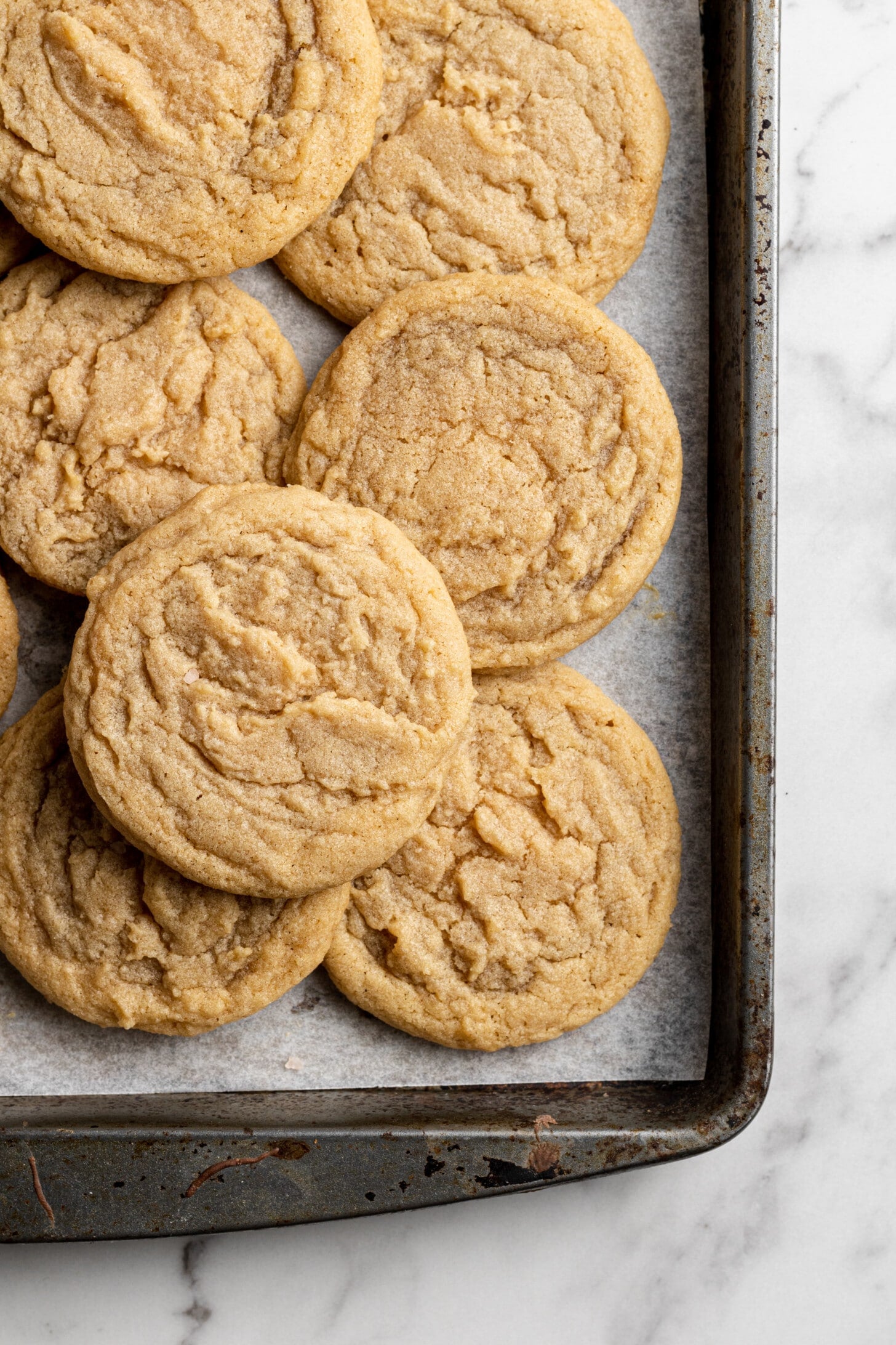 Soft and Chewy Peanut Butter Cookies - Cookie Dough Diaries