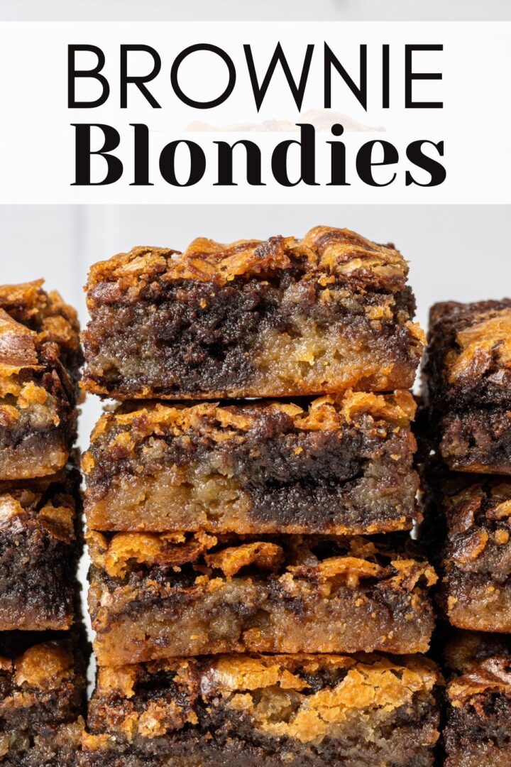 Brownie Blondies - Cookie Dough Diaries