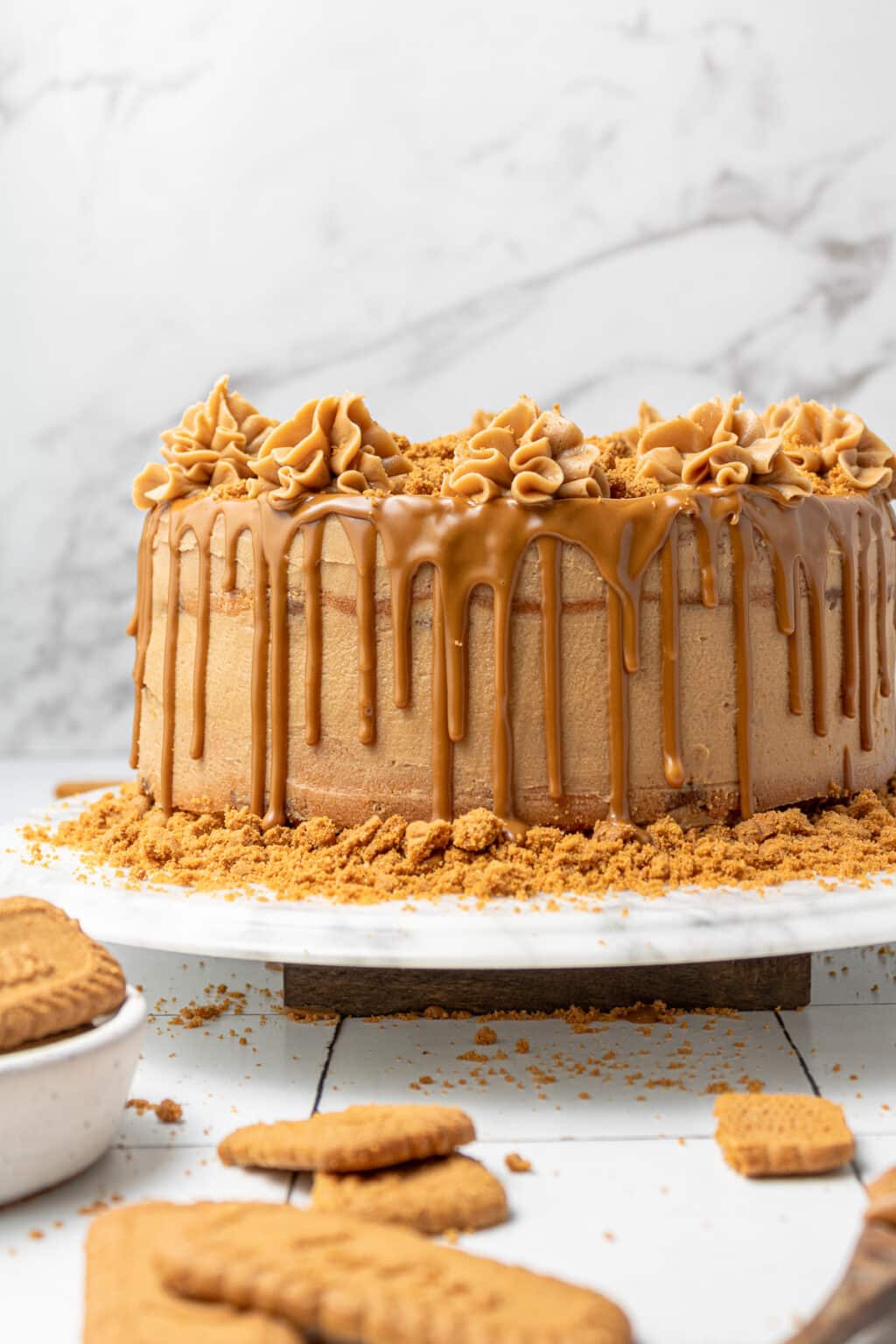 Biscoff Cake - Cookie Dough Diaries