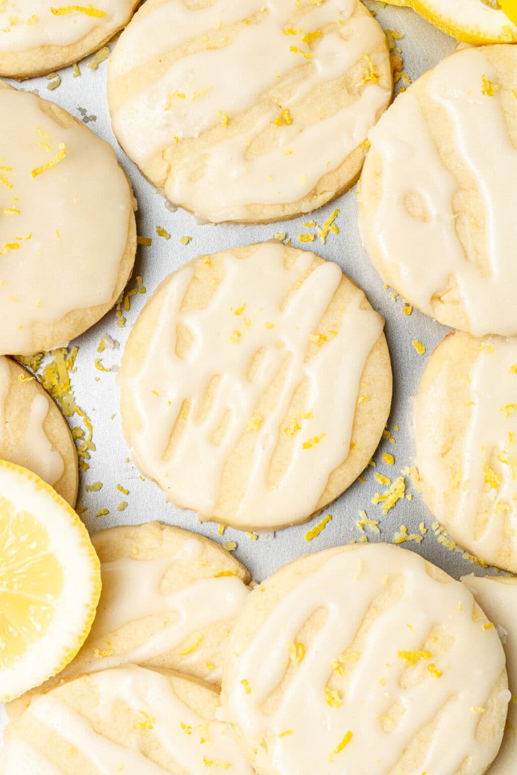 Vegan Lemon Shortbread Cookies (5 Ingredients!) - Cookie Dough Diaries