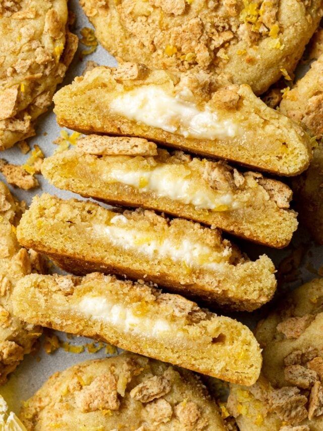 LEMON CHEESECAKE COOKIES - Cookie Dough Diaries