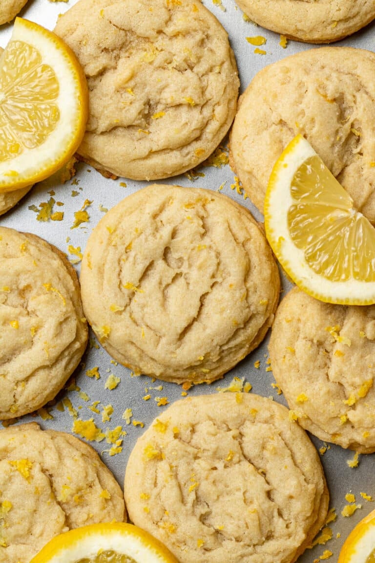 Soft Lemon Cookies - Cookie Dough Diaries