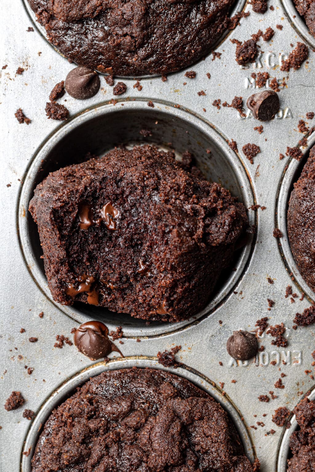 Triple Chocolate Muffins - Cookie Dough Diaries