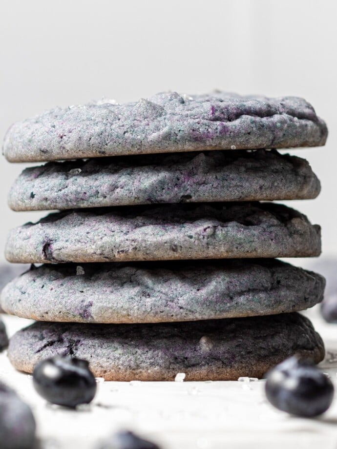 Lemon Blueberry Cookies - Cookie Dough Diaries