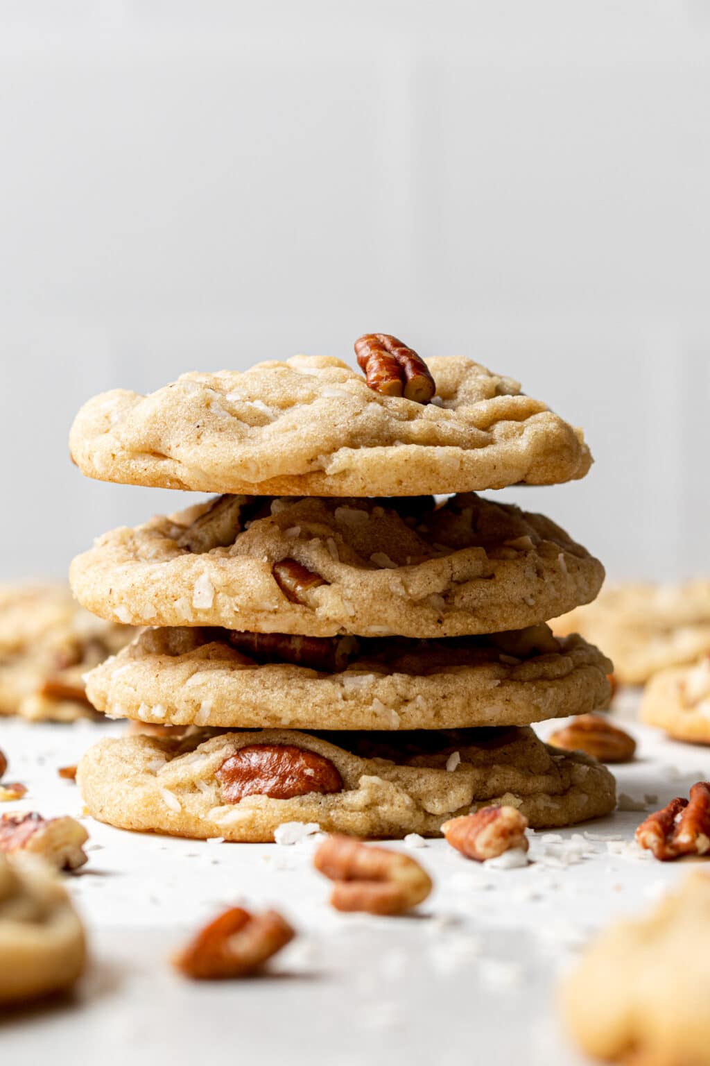 Coconut Pecan Cookies - Cookie Dough Diaries