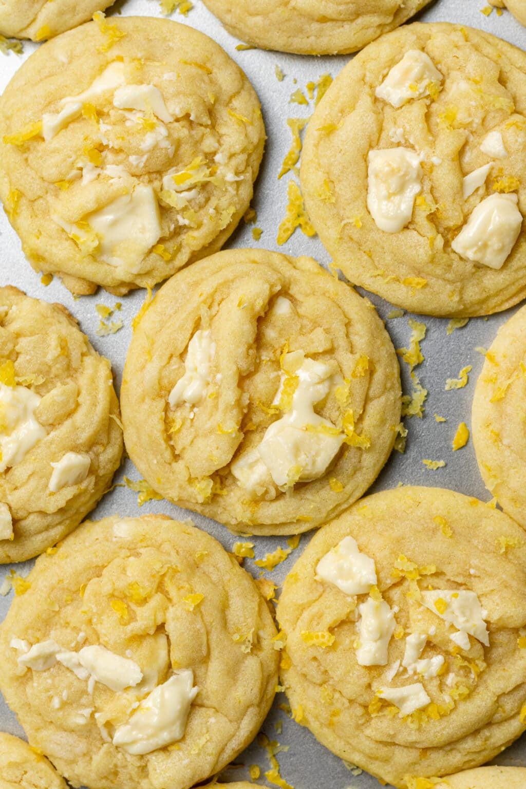 Lemon White Chocolate Cookies - Cookie Dough Diaries