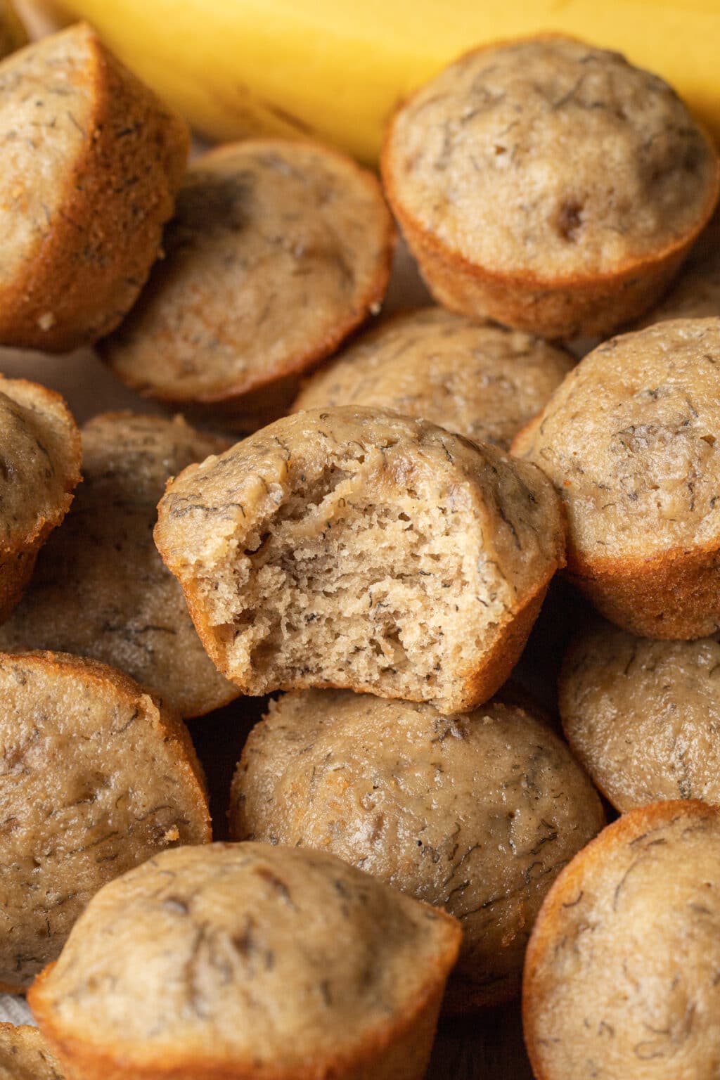 Mini Banana Muffins - Cookie Dough Diaries