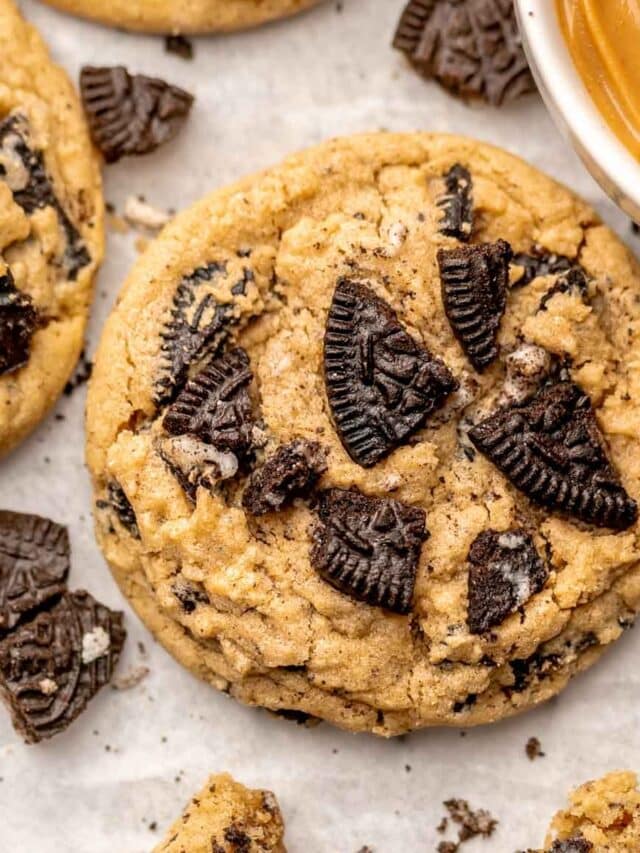 Reese's Pieces Cookies - Cookie Dough Diaries