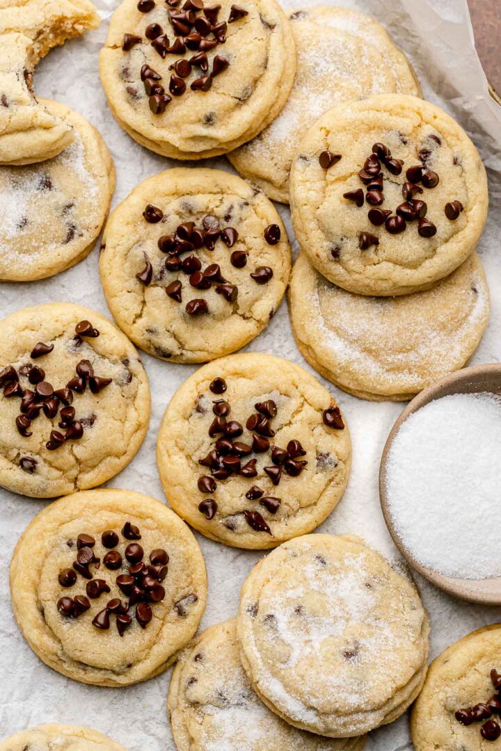 Chocolate Chip Sugar Cookies - Cookie Dough Diaries