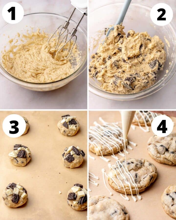 Cookies and Cream Cookies - Cookie Dough Diaries