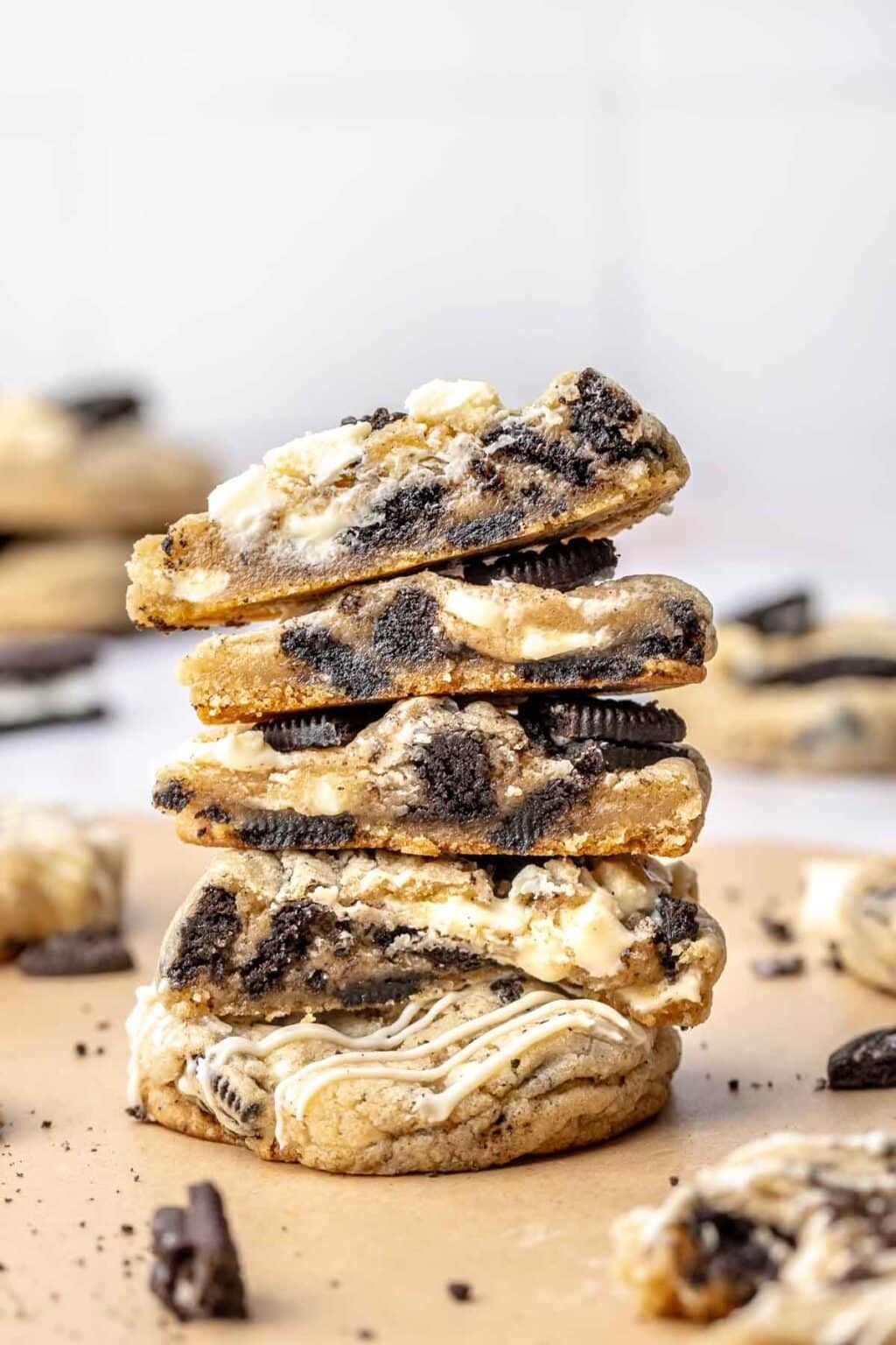Cookies and Cream Cookies - Cookie Dough Diaries
