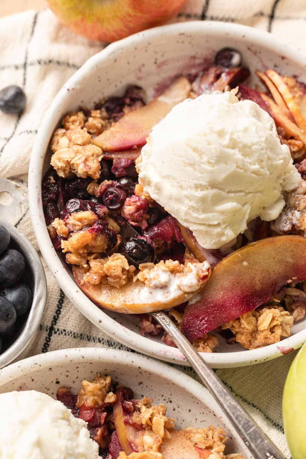 Apple Blueberry Crisp - Cookie Dough Diaries