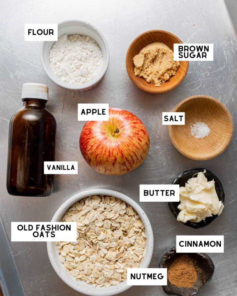 Easy Apple Crisp for One - Cookie Dough Diaries