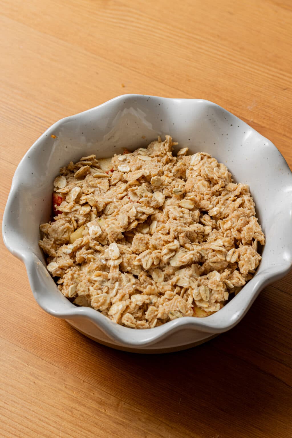 Easy Apple Crisp for One - Cookie Dough Diaries